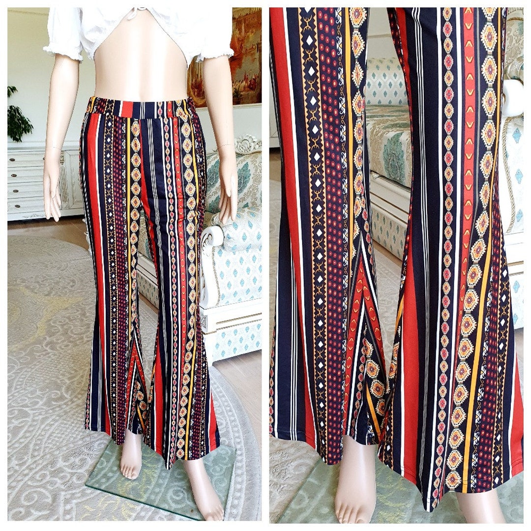 Leggings Multicolor Pants Womens Pants Boho Pants Hippie Pants Gypsy ...