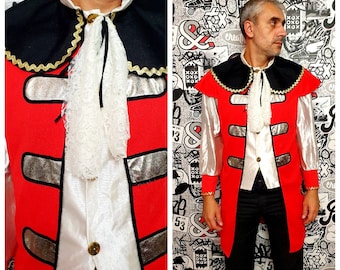 Captain Pirate Jacket Halloween Costume Vampire Mens Jackets Mens ...