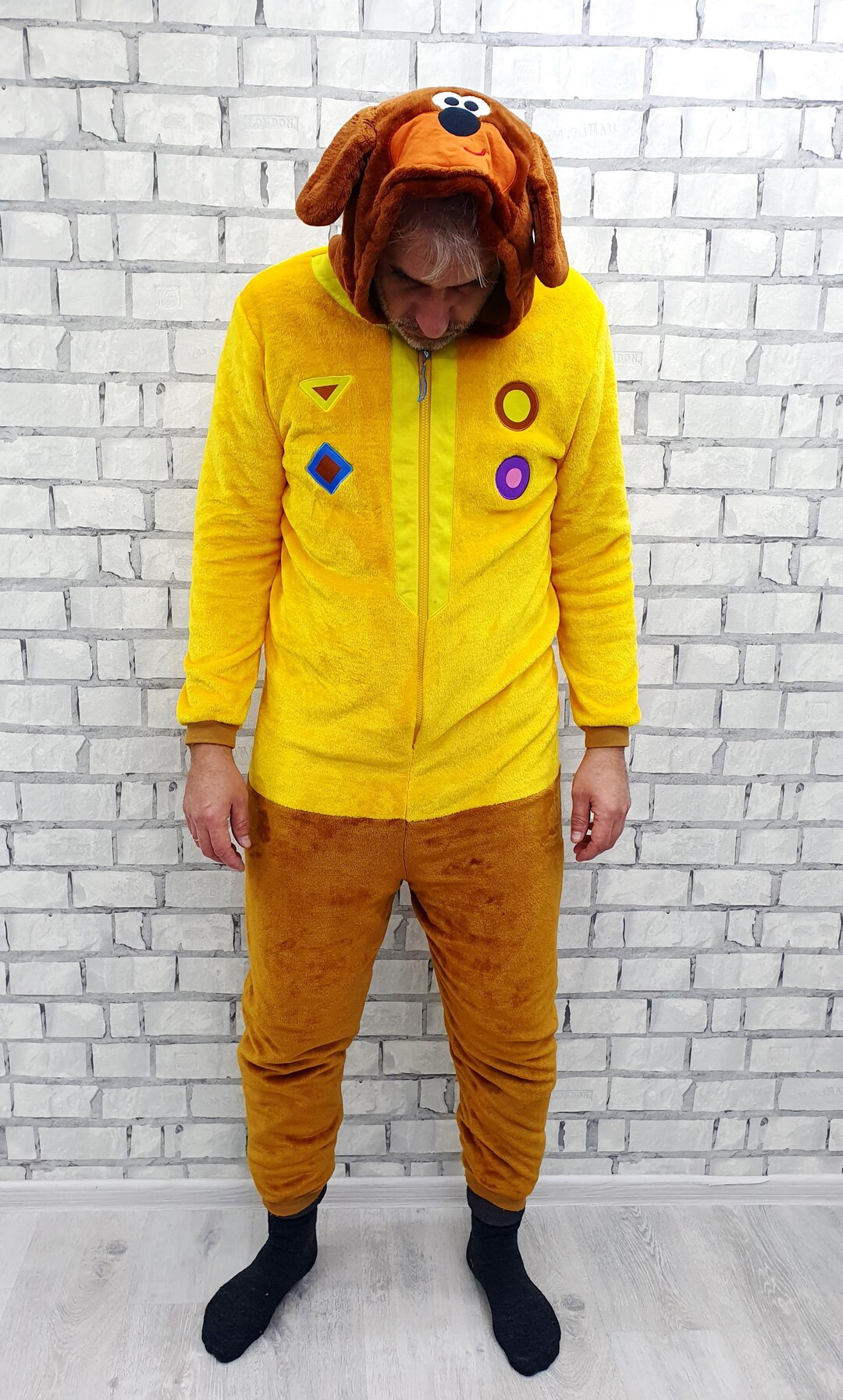 Vintage ADULT Hey Duggee Halloween Party Costume M Cosplay Kigurumi ...