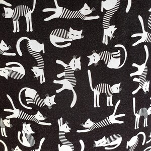 Cat Shirt Cat Top Cat Print Top L Animal Print Top Animal Blouse Black ...