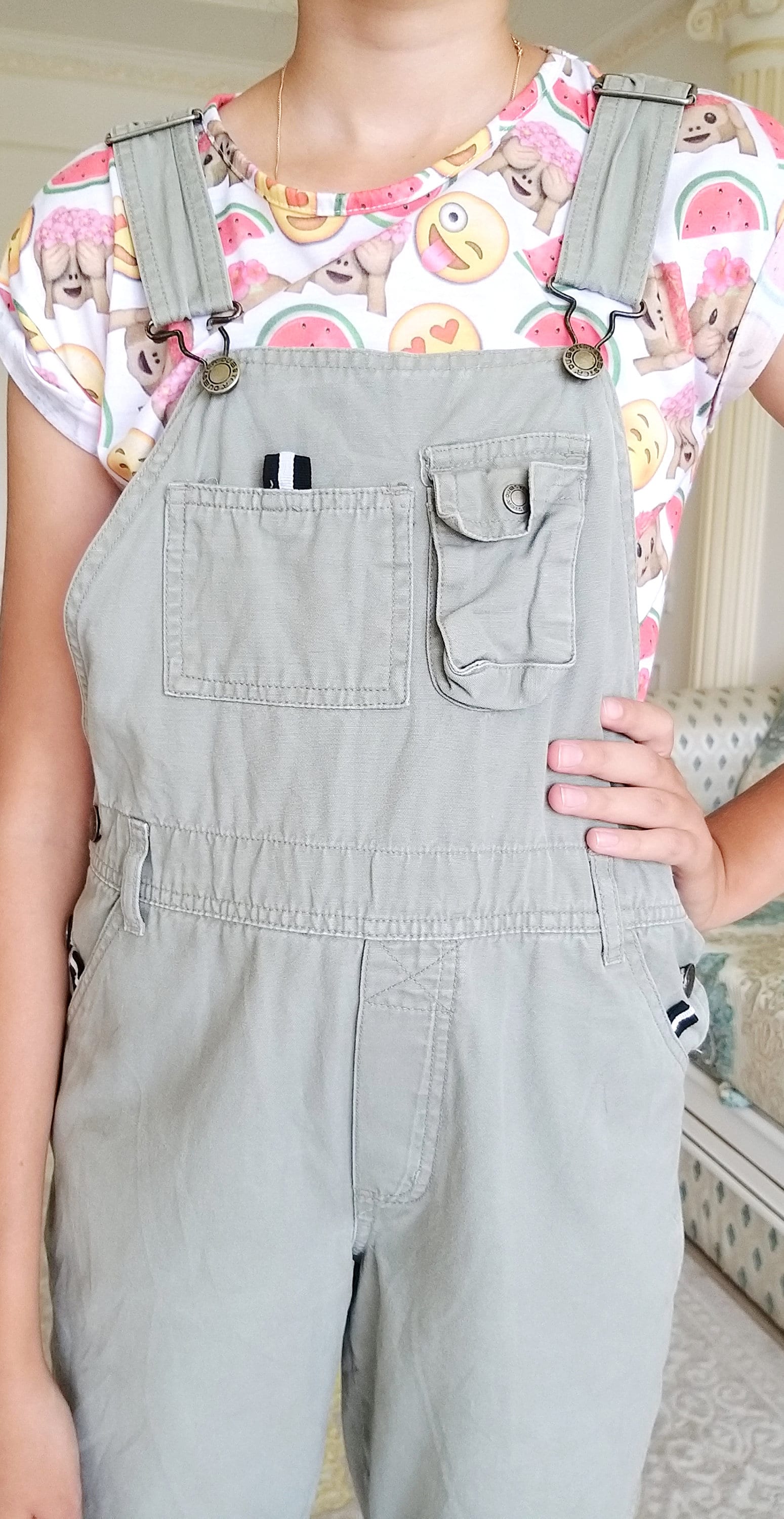 Girls Overalls 10 One Piece Olive Green Overalls Girls - Etsy