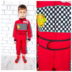 2T Kids Racing Coverall Formula 1 Racing Costume Halloween Costume ...