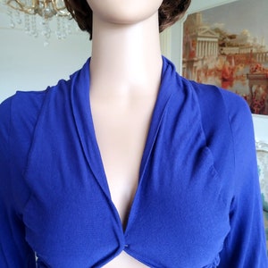 Purple Bolero L Purple Shrug Cropped Jacket Bridal Bolero Purple Top ...