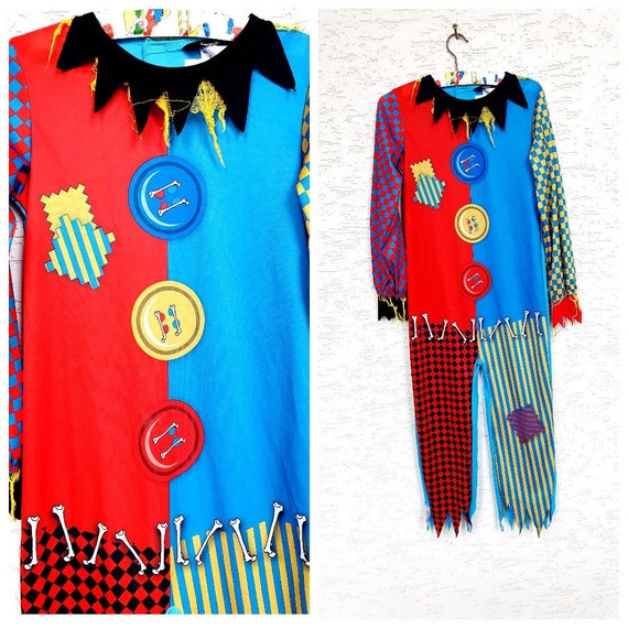 Kids Clown Costume Party Clown Clothing Halloween Clothing - Etsy