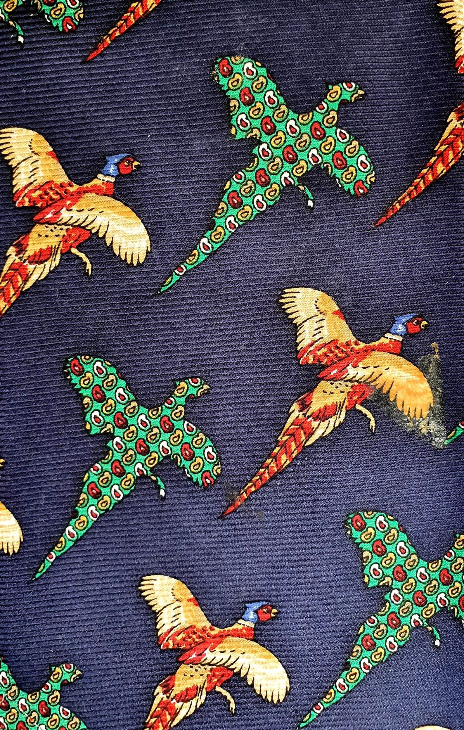 Silk Tie Bird Print Tie Teacher Gift Teacher Tie Collectible - Etsy