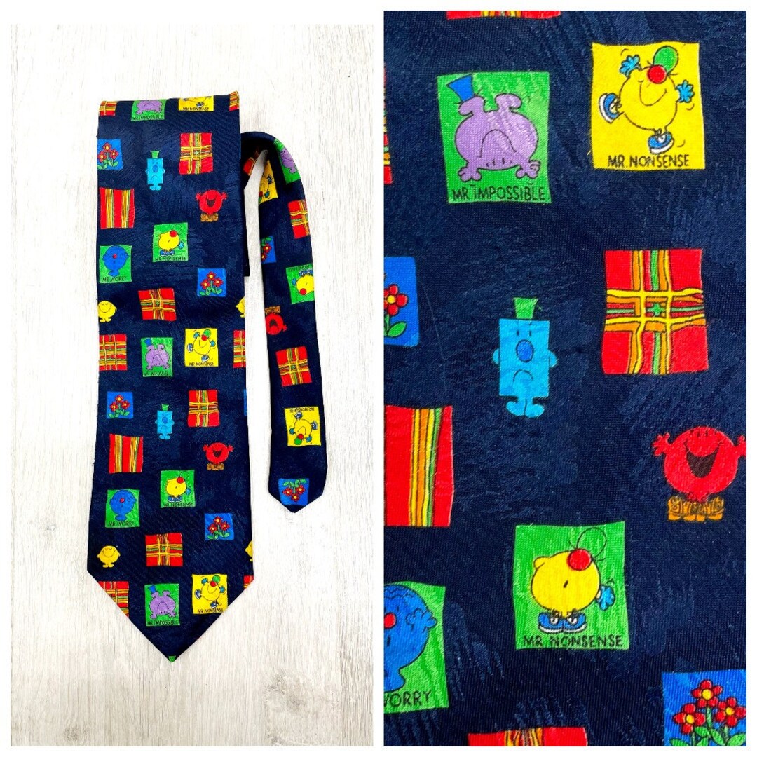 Mr Men Little Miss Tie Collectible Tie Novelty Tie Mens Tie Unlimited ...