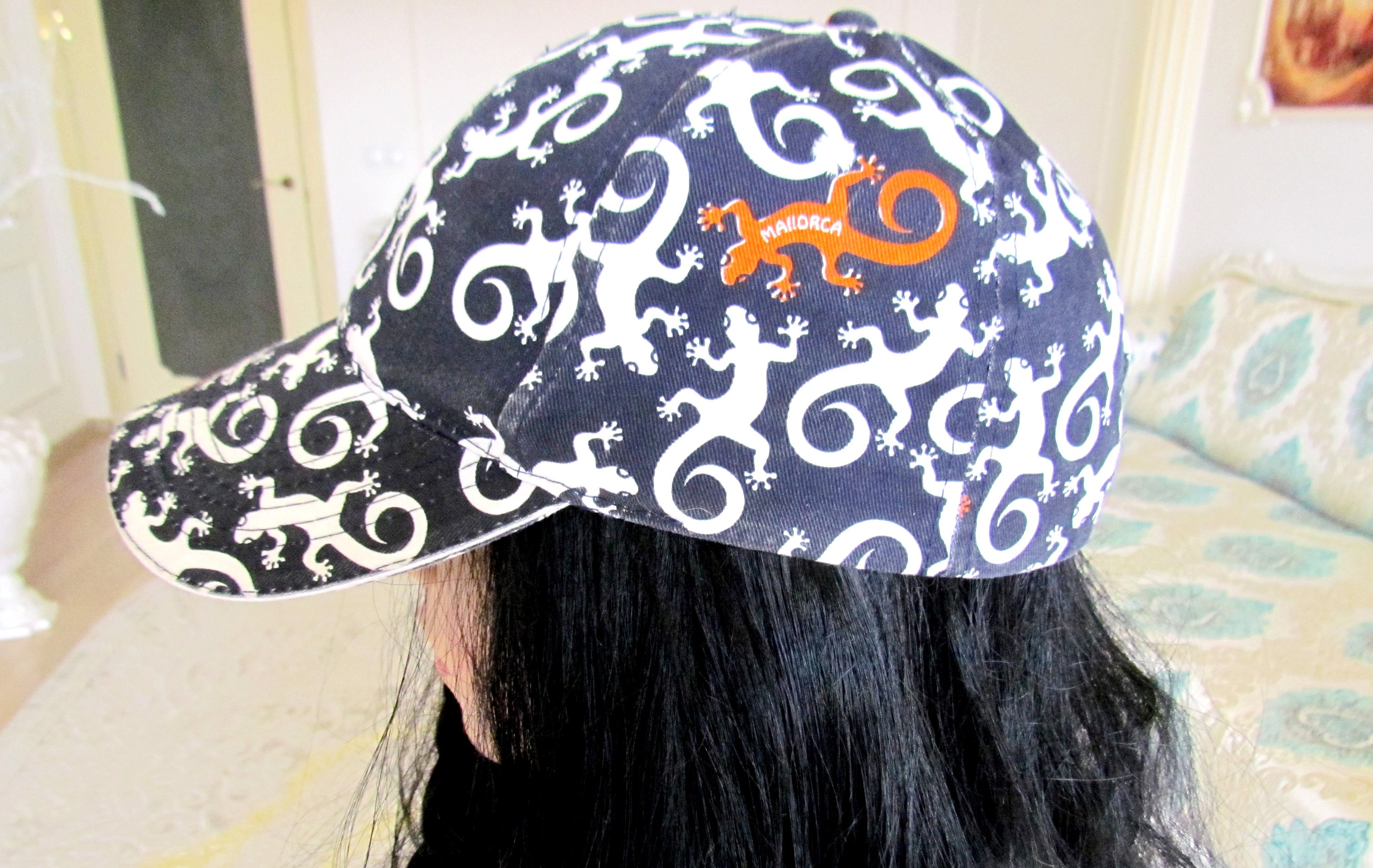 Animal Print Cap Vintage Lizard Cap Women Accessories Trucker - Etsy