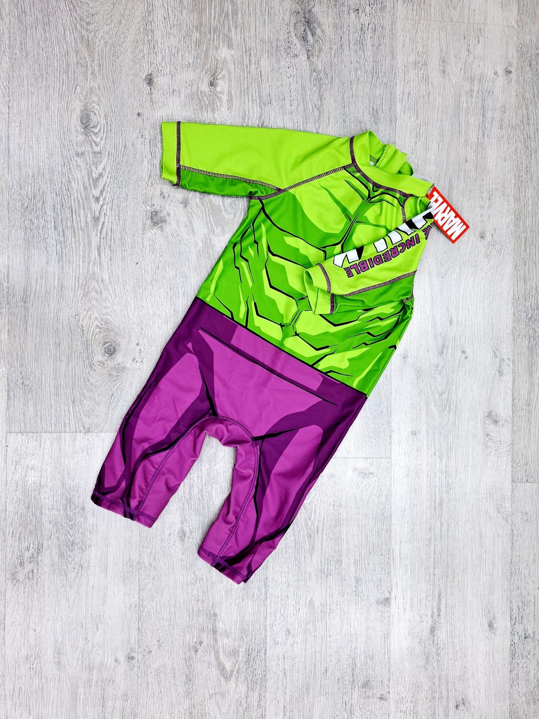 7-8 YEARS Hulk Superheroes Baby Boy Kids Swimsuit Kids Swimwear Vintage ...