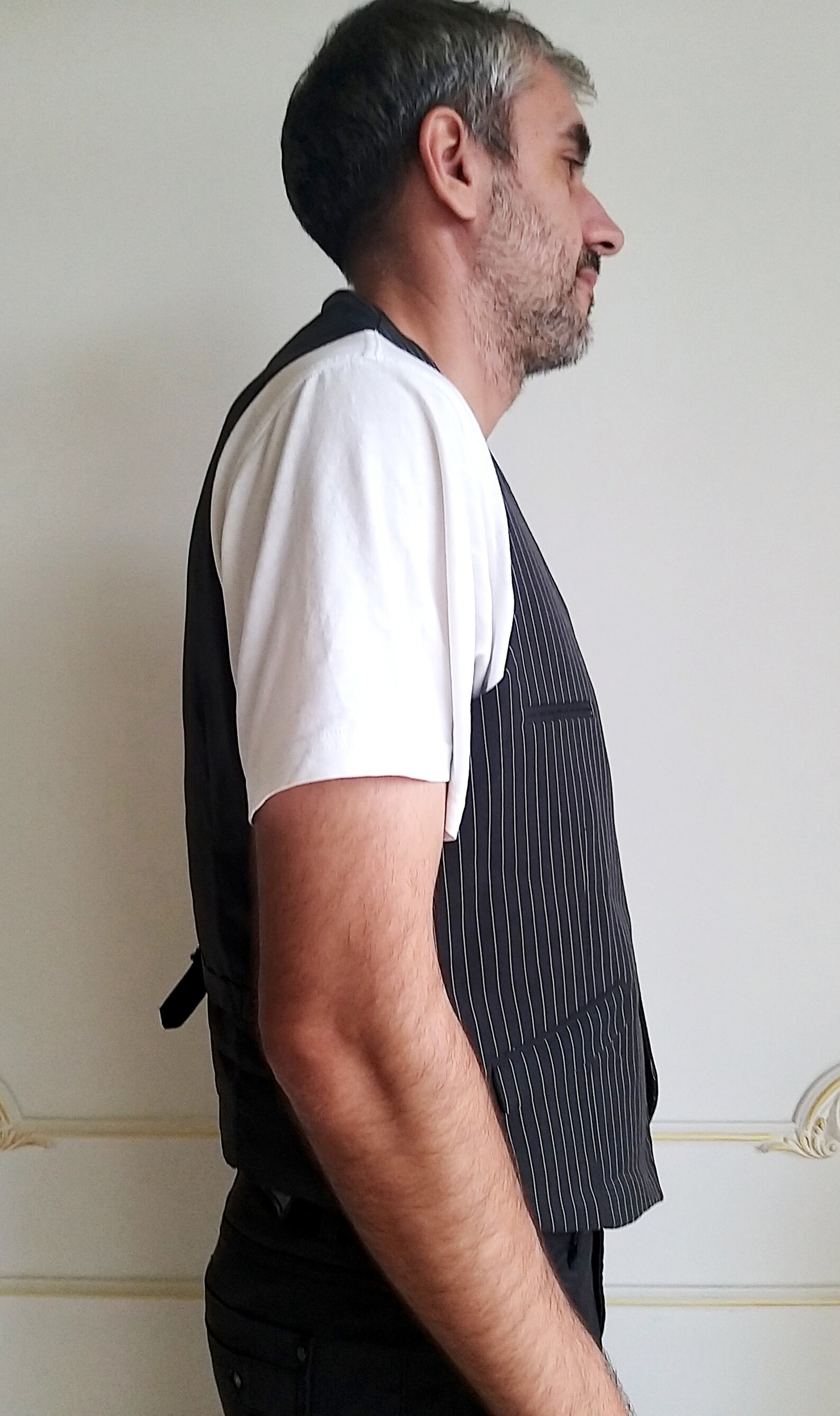 Father gift vest mens striped vest wedding Vest Groom Vest | Etsy