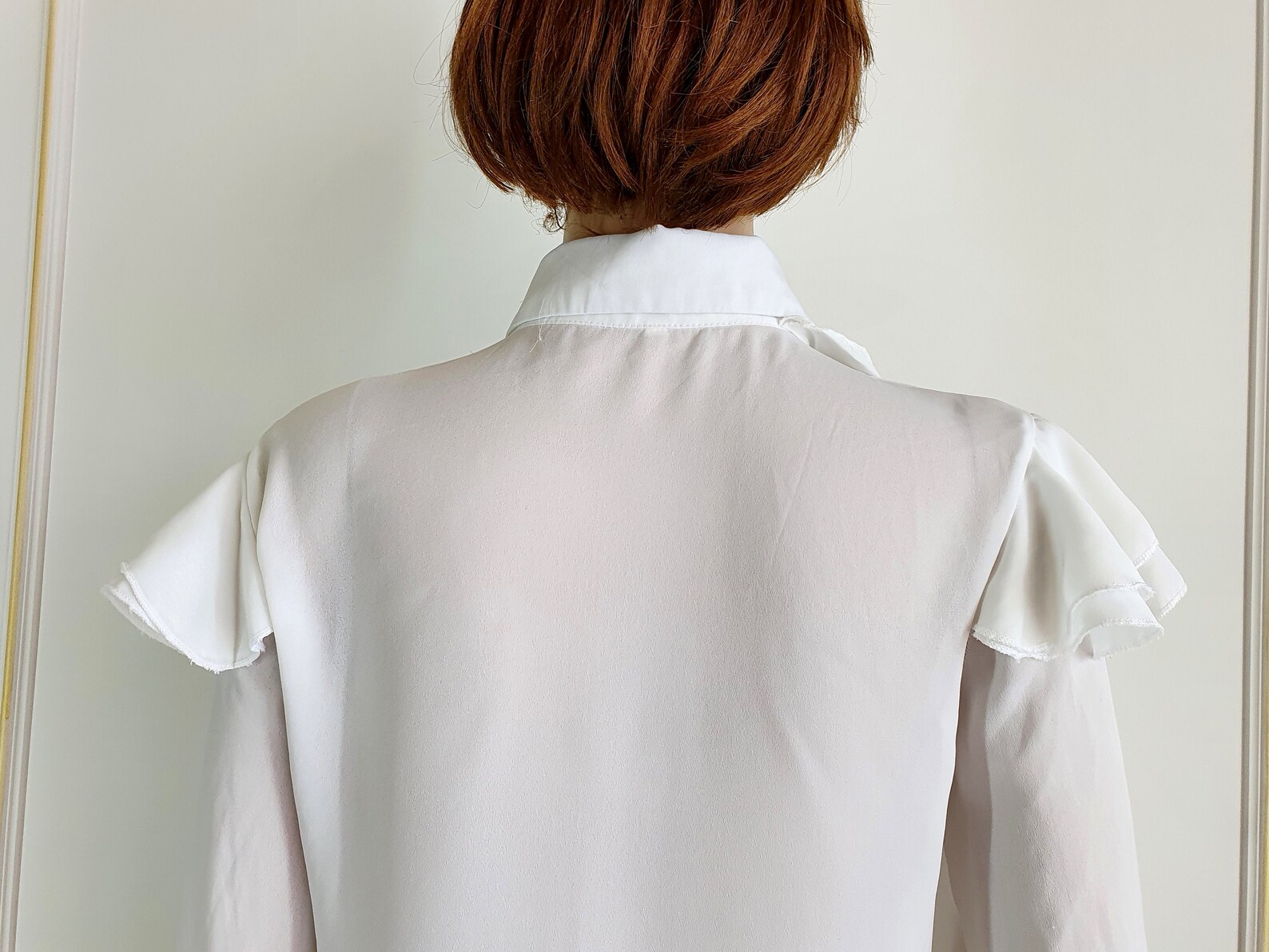 White Ruffle Shirt Boho Shirt Womens Shirt Ruffle Blouse White - Etsy