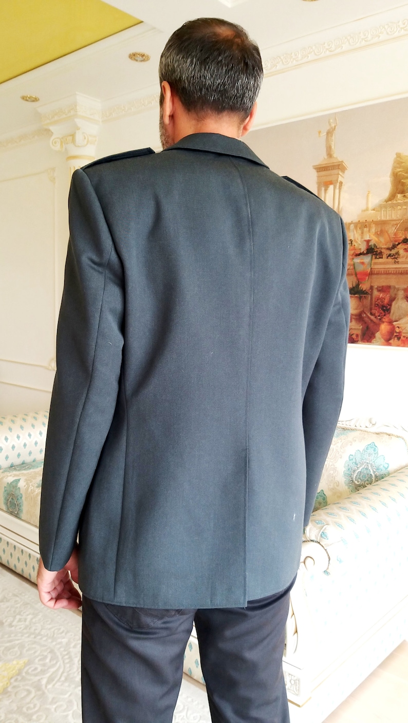 80s Military Clothing Mens Military Jacket L Military Uniform - Etsy