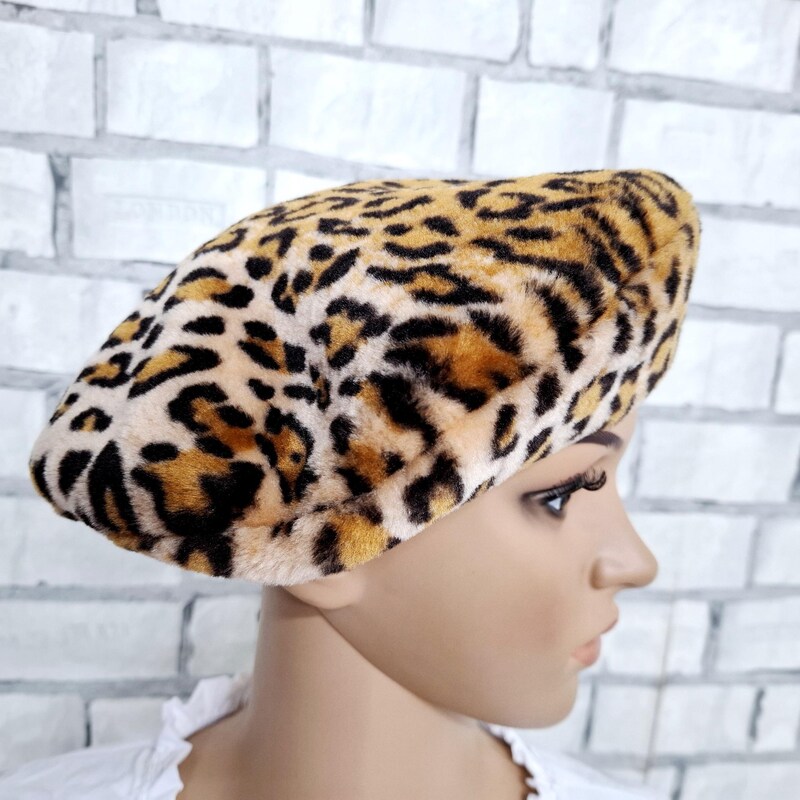 Leopard Print Hat - Etsy