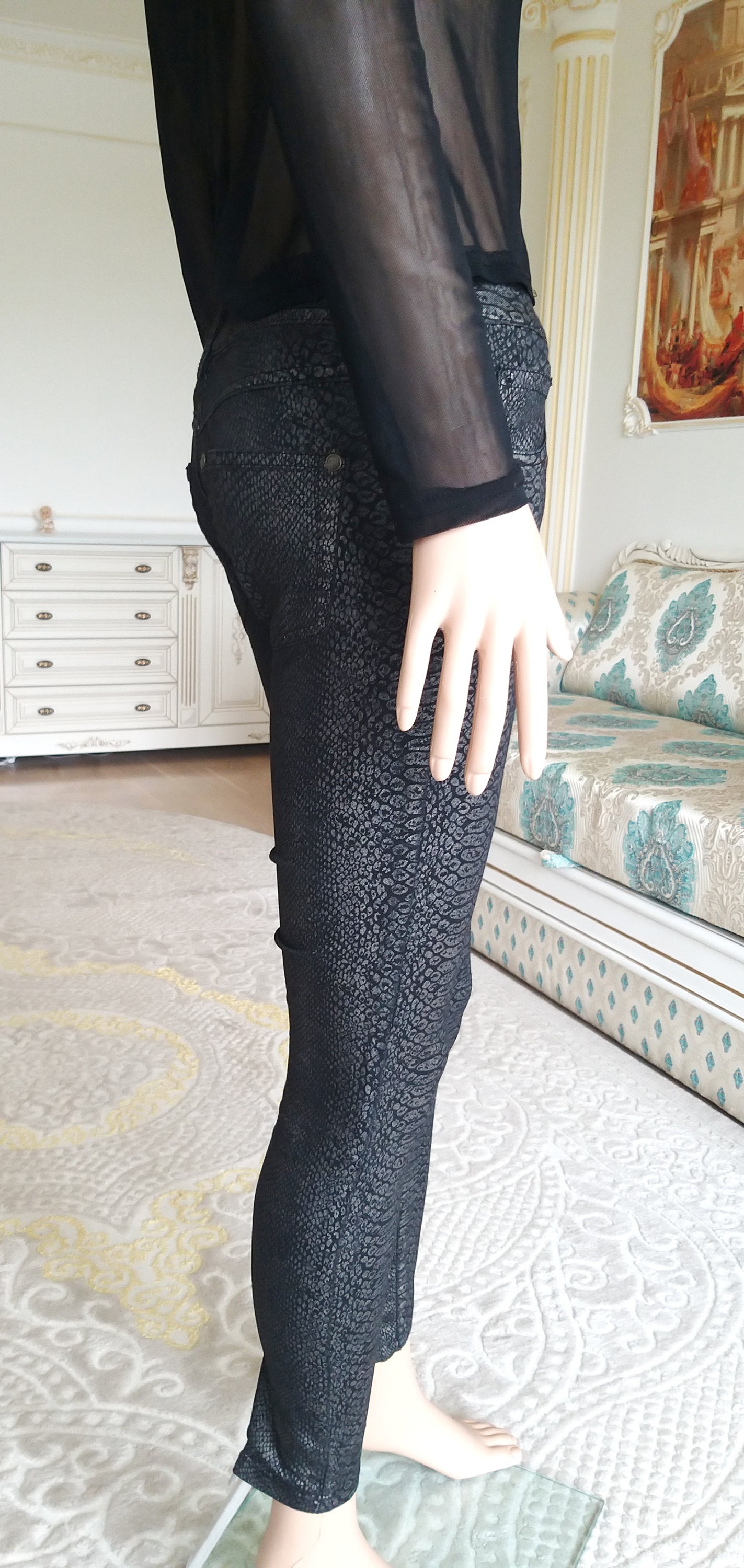 Womens Pants Black Jeans Pants Retro Pants Black Pants Goth | Etsy