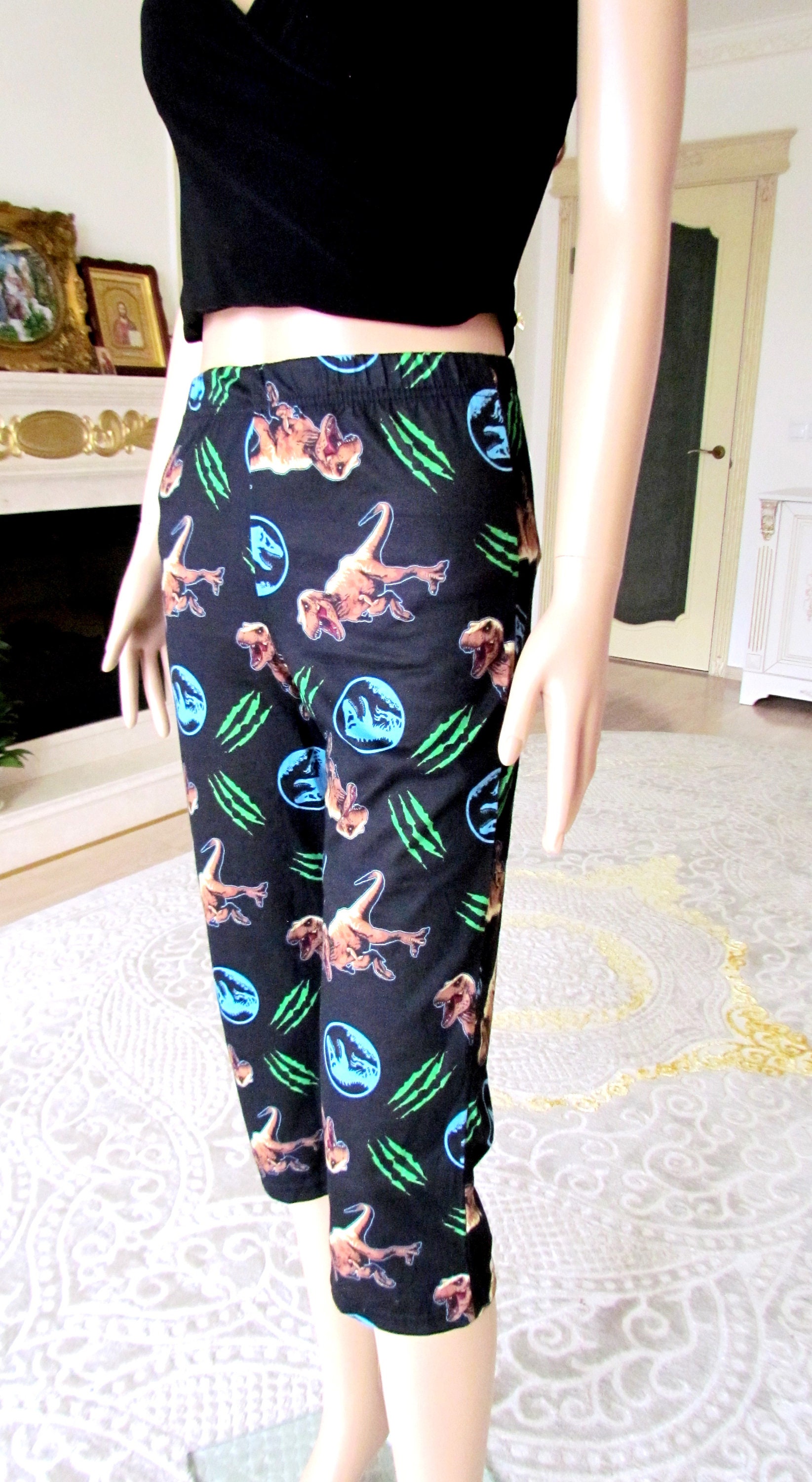 Teacher Gift Yoga Capri Boho Capri Hippie Capri Gypsy Capri - Etsy