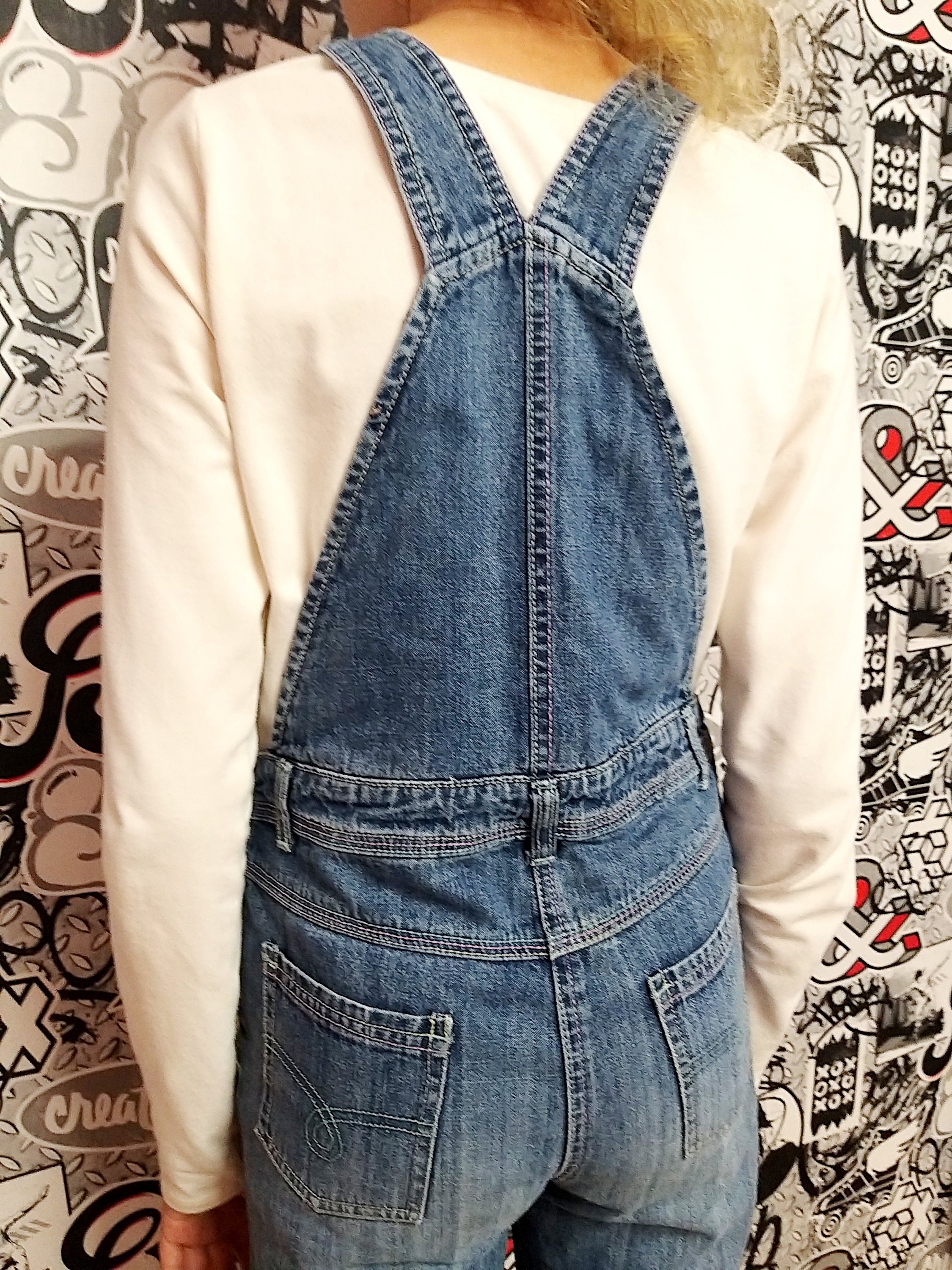 Girls Overalls 10 One Piece Denim Overalls Girls Jumpsuit Bib - Etsy