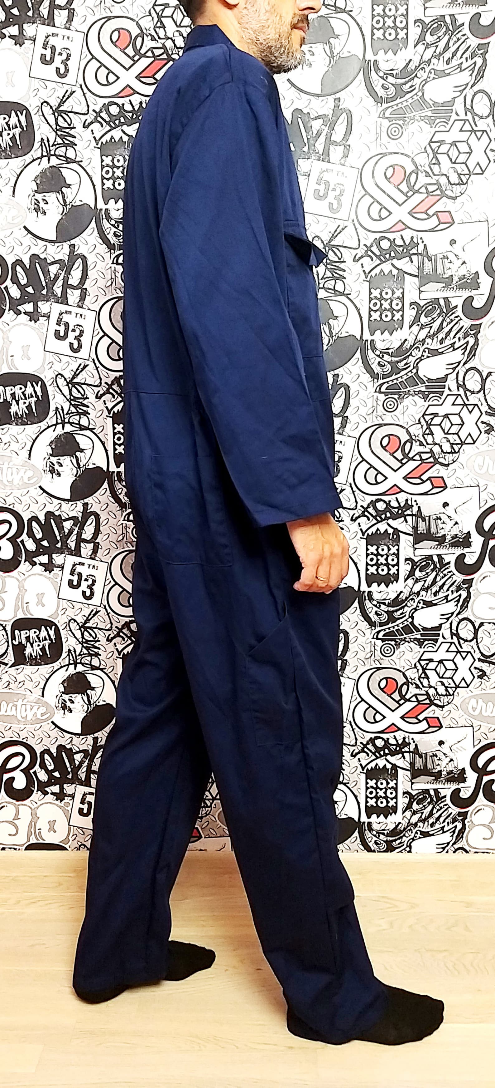 Blue Coveralls vintage One Piece blue Jumpsuit mens Overalls | Etsy