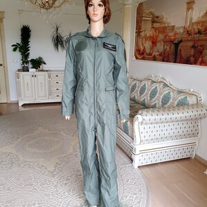 UNISEX One Piece Khaki Coveralls Vintage Khaki Jumpsuit Mens Overalls ...