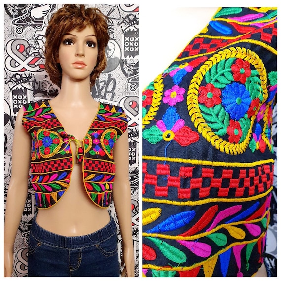 Festival Vest Mexican Vest Embroidery Vest Women Vest Boho - Etsy