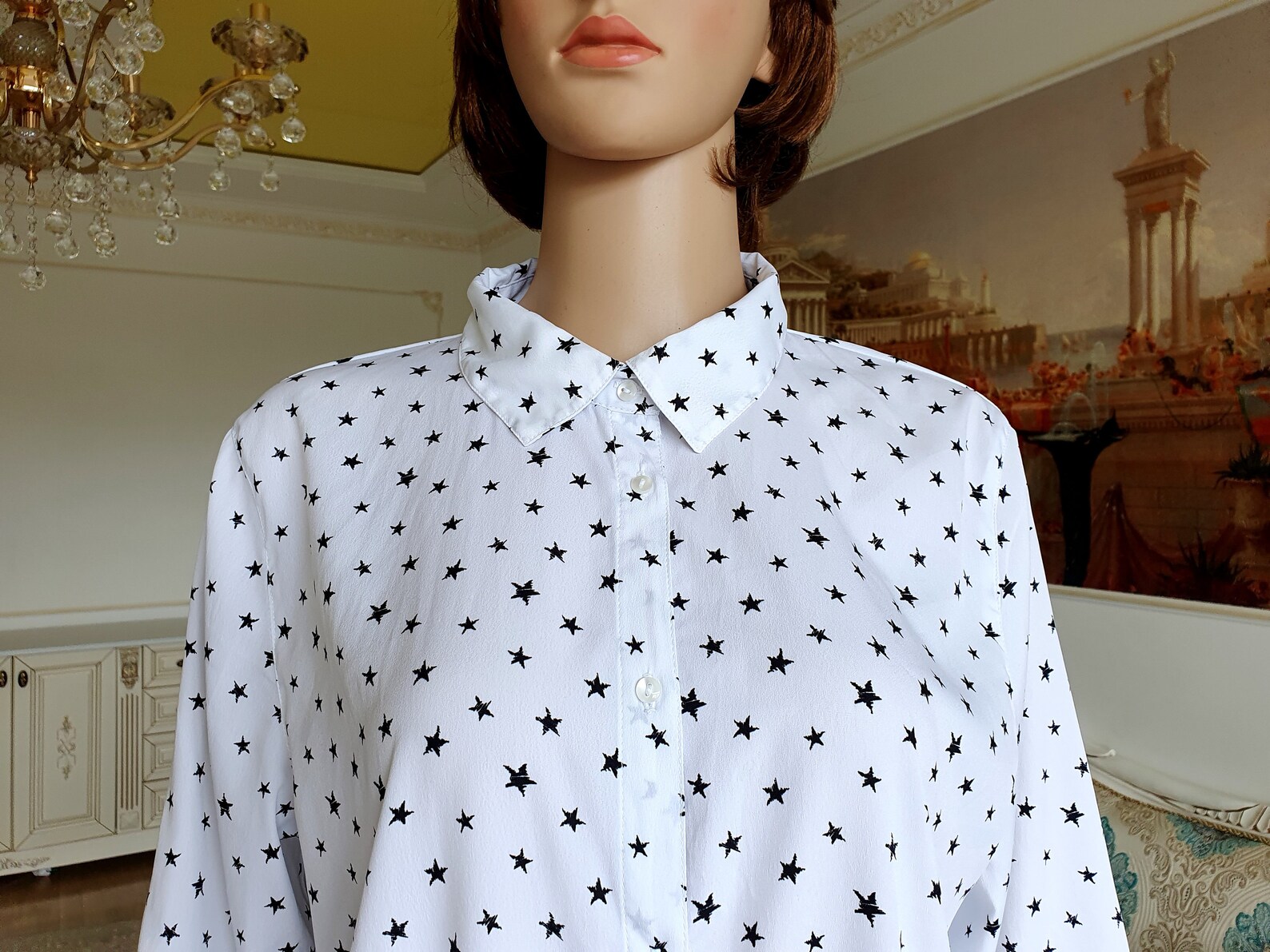 Star Shirt Galaxy Shirt Galaxy Blouse Minimalist Blouse Star - Etsy