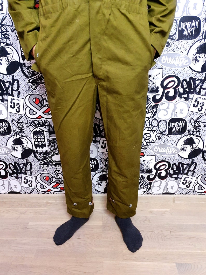 Military Clothing Mens Coveralls L One Piece Khaki Coveralls - Etsy