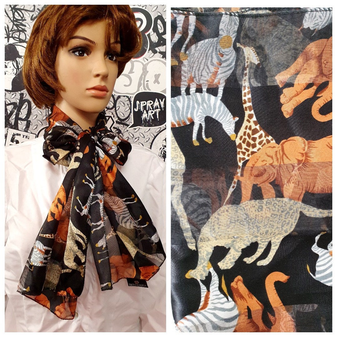Women Accessories Zebra Print Shawl Zebra Scarf Hair Scarf Safari ...