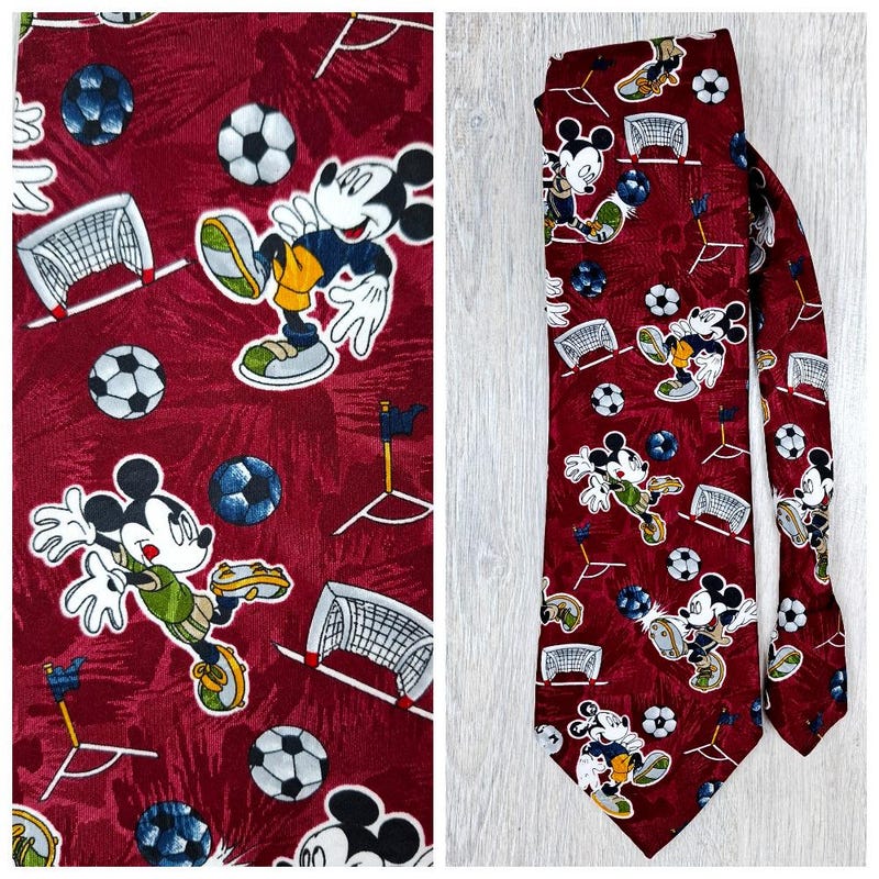 Mickey Mouse Tie - Etsy