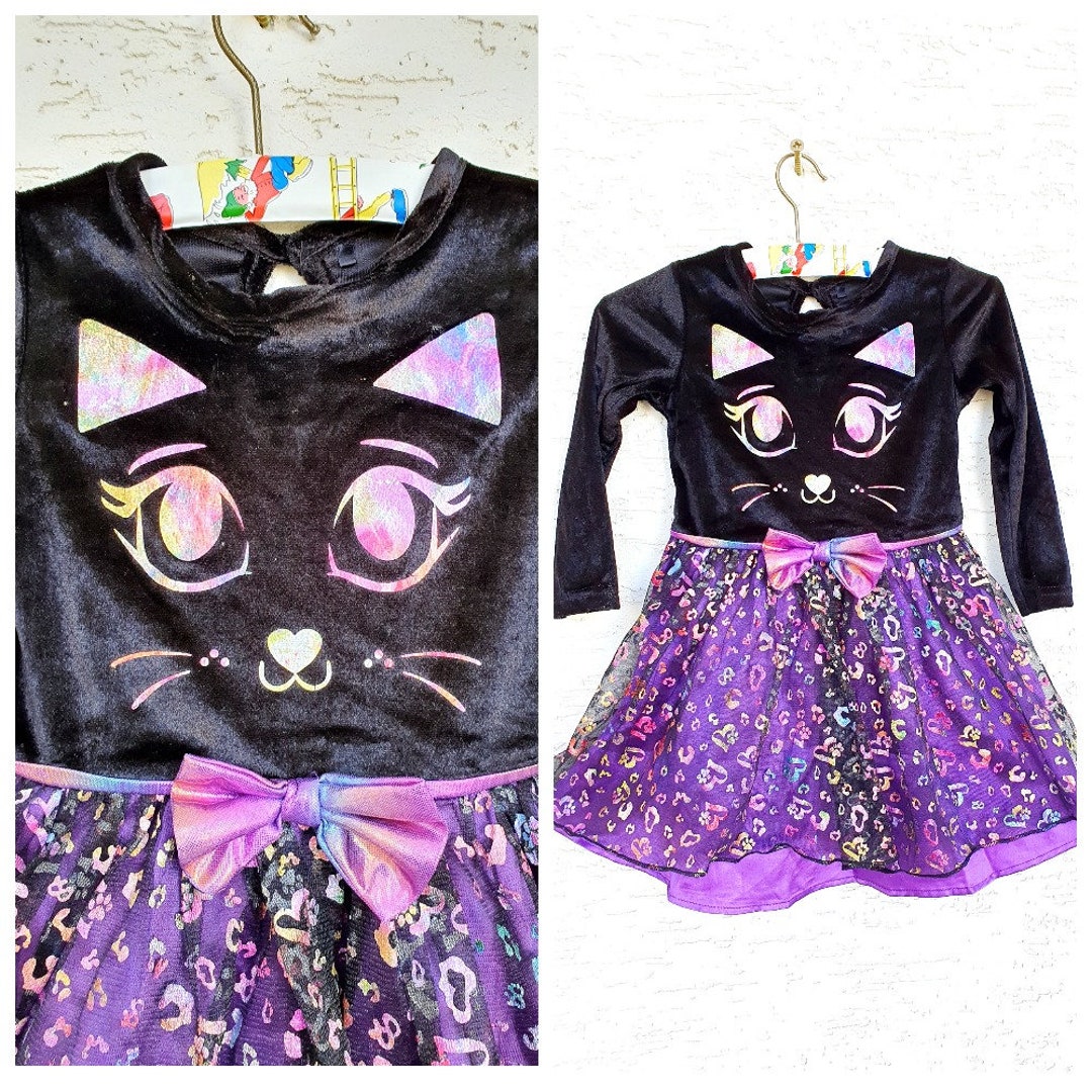 2T Kids Cat Costume Animal Costume Cat Dress Carnival Costume Halloween ...