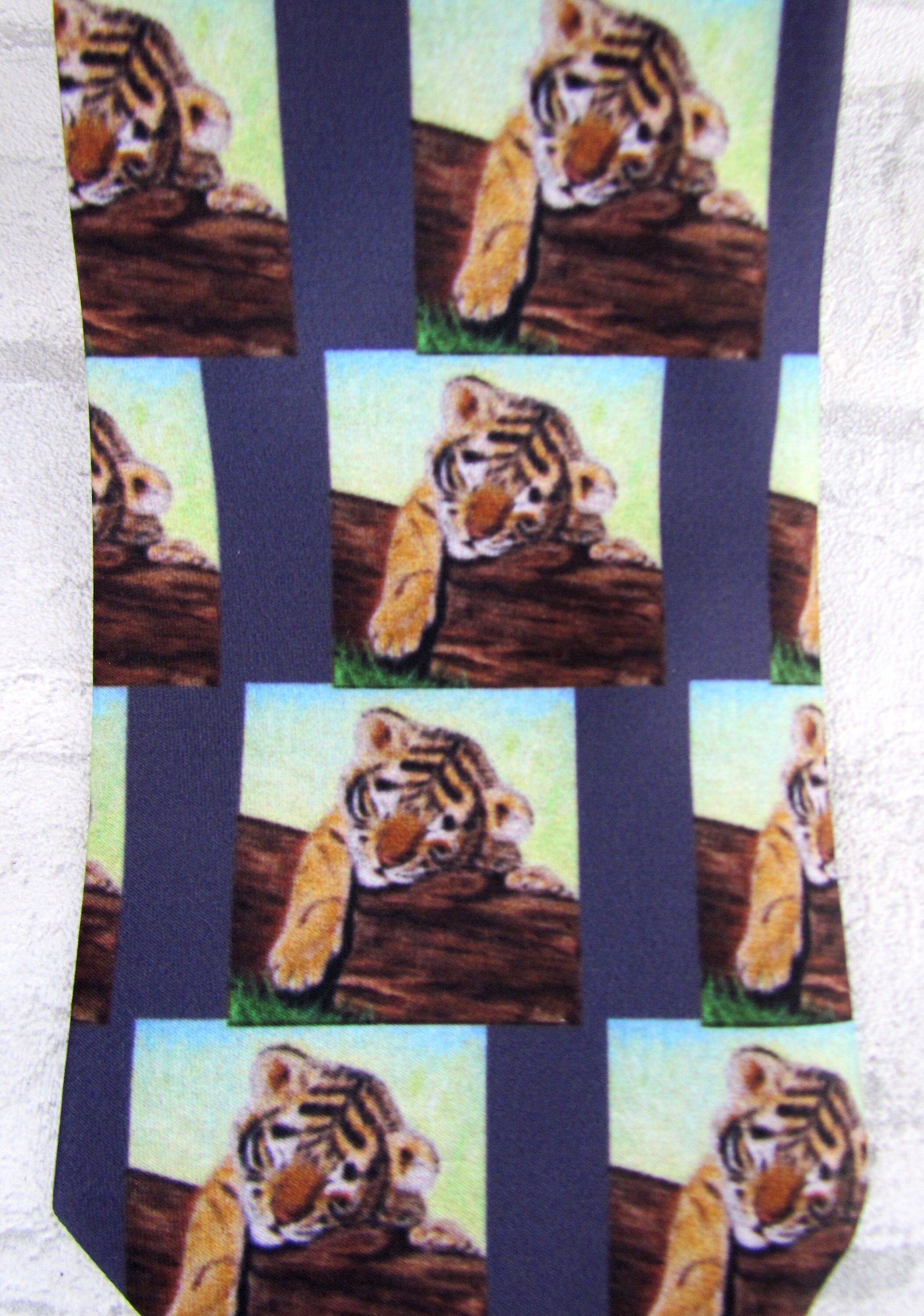 Animal Tie Animal Necktie Tiger Print Tie Vintage Mens Necktie | Etsy