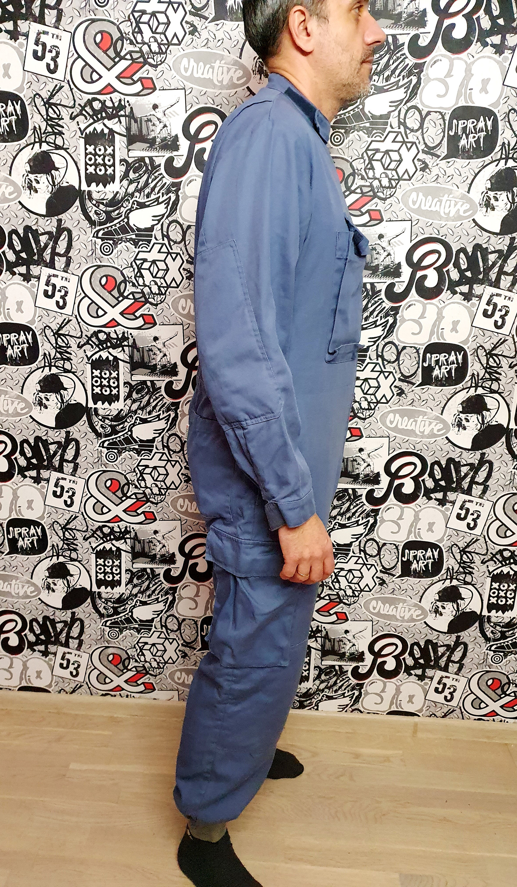 Workwear One Piece Gray Coveralls Vintage Gray Jumpsuit Mens - Etsy UK