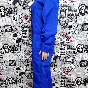 UNISEX One Piece Blue Coveralls Vintage Blue Jumpsuit Mens Overalls ...