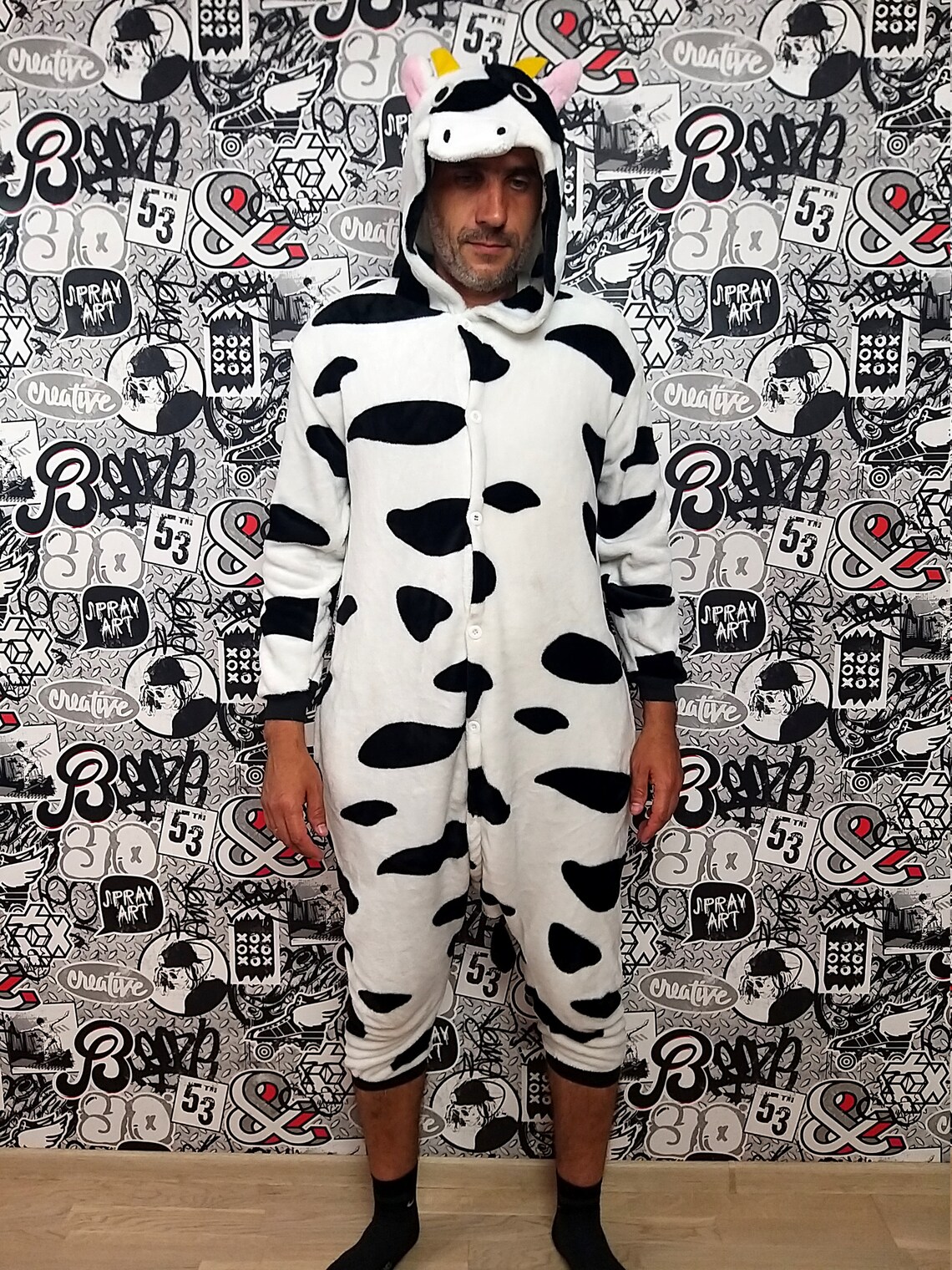 Cow Costume Cow Kigurumi ADULT Cosplay Halloween Costume Cow | Etsy