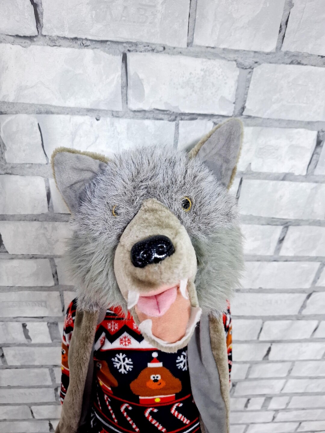Costume Hat Werewolf Wolf Hat Animal Hats Winter Hat Kids Hat Fur Warm ...