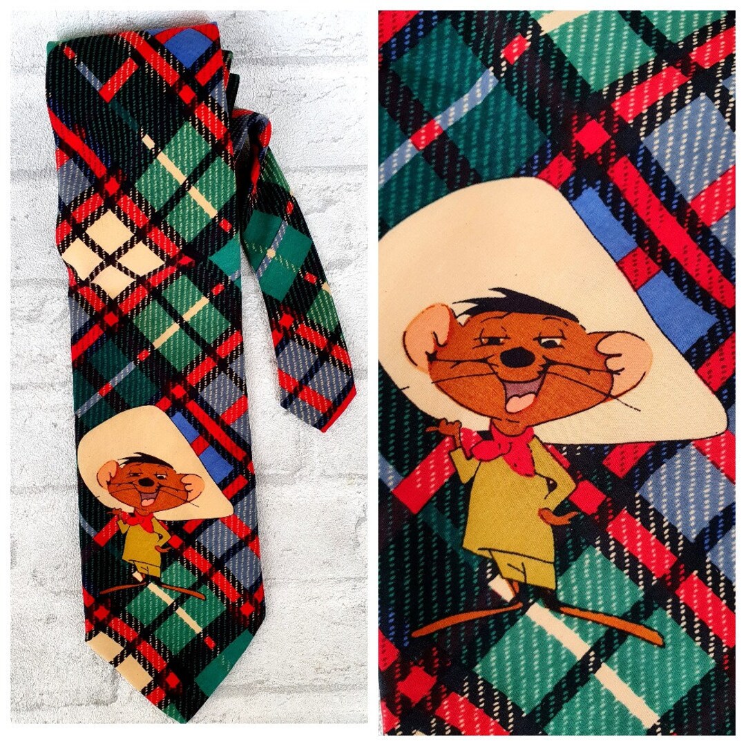 Statement Tie Novelty Tie Collectible Tie Speedy Gonzales Tie Unlimited ...