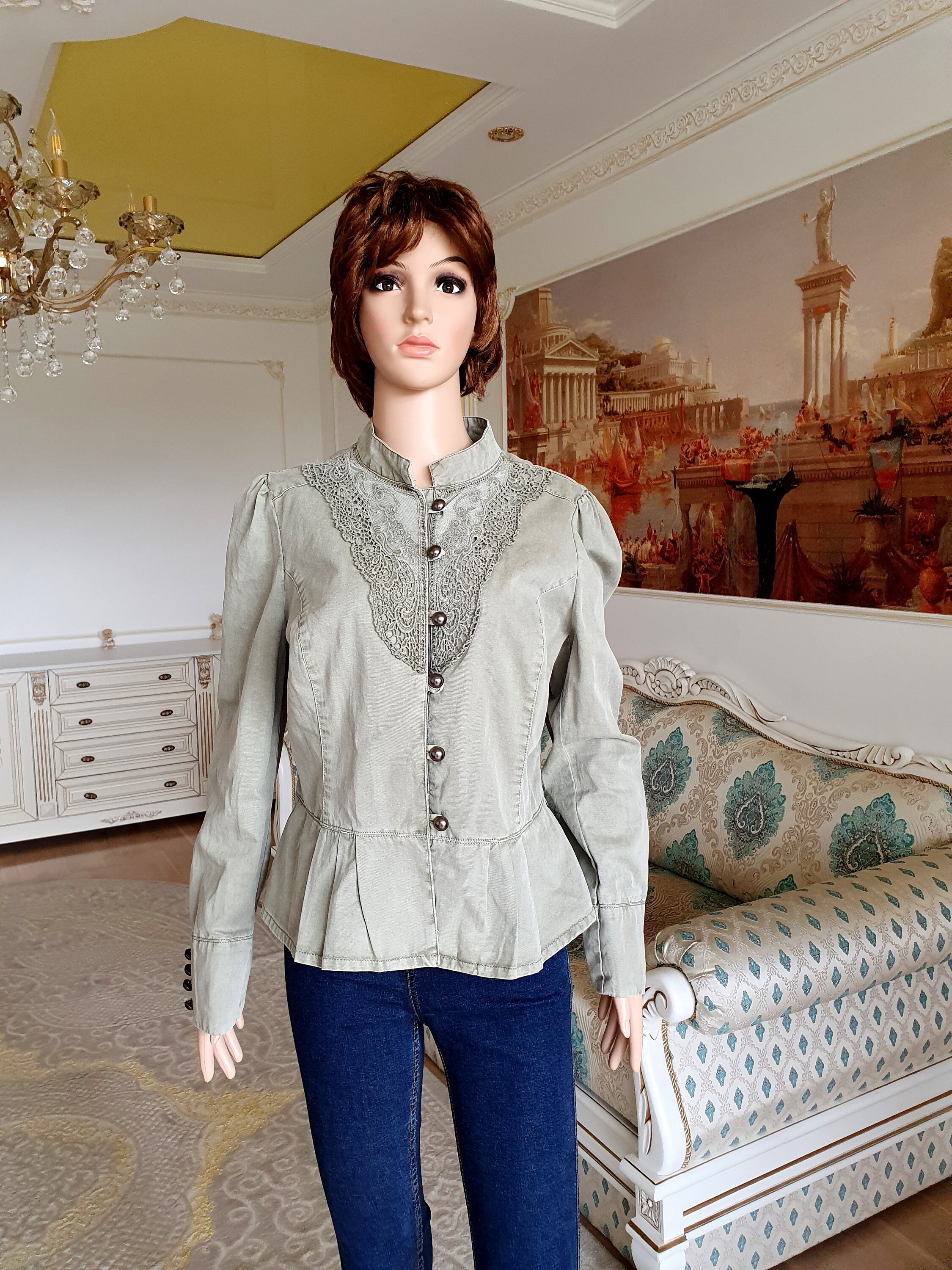 Victorian Jacket Military Jacket Military Blazer Womens Jacket - Etsy