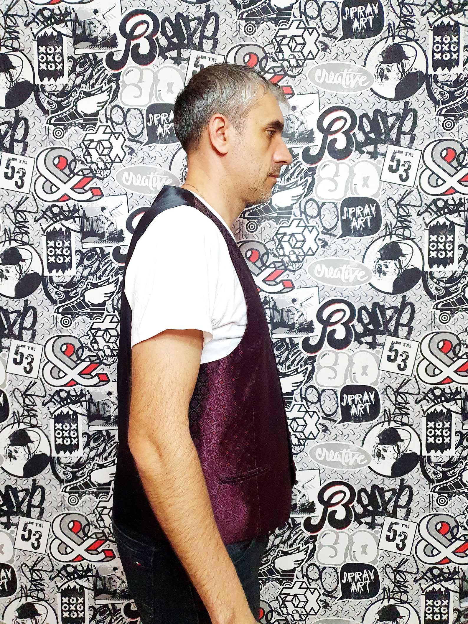 Father Gift Boho Vest Mens Vest Wedding Mens Waistcoat Vest | Etsy