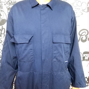 Blue Coveralls Vintage One Piece Blue Jumpsuit Mens Overalls Zip up ...