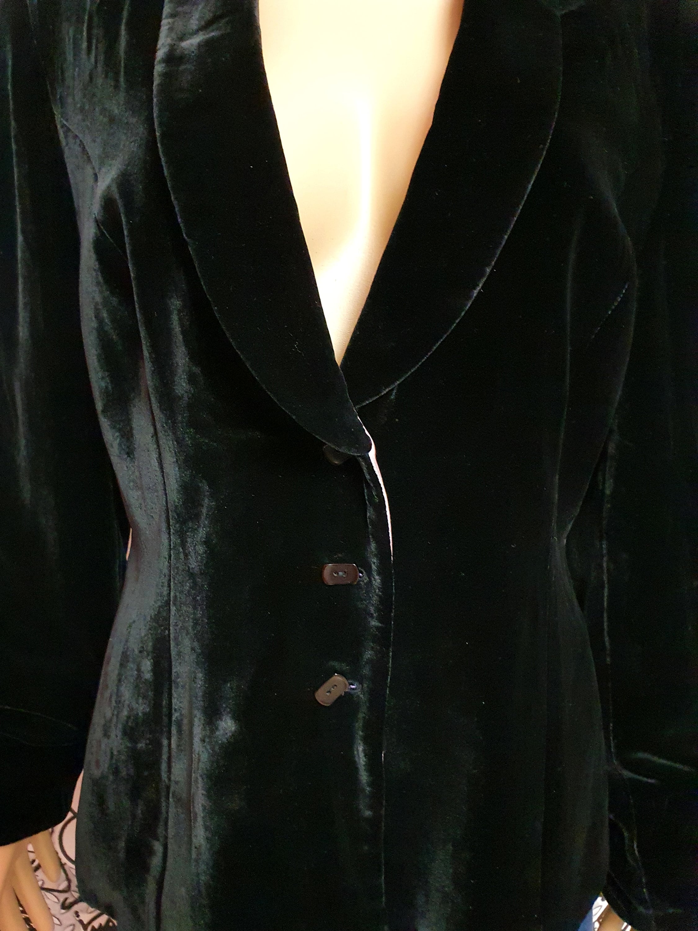Black Velvet Jacket Womens Velvet Blazer Womens Blazer - Etsy