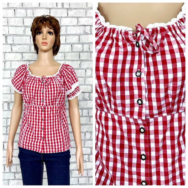 Red Gingham - Etsy