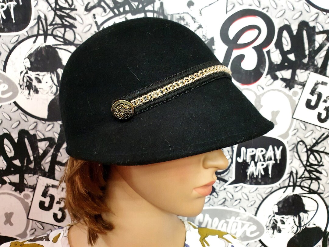 Black Cap Military Hats Newsboy Hat Newsboy Cap Fisherman Cap Military ...