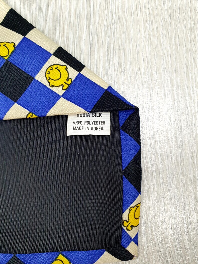 Vintage Mr Men Little Miss Mr Happy Collectible Tie Novelty Mens ...