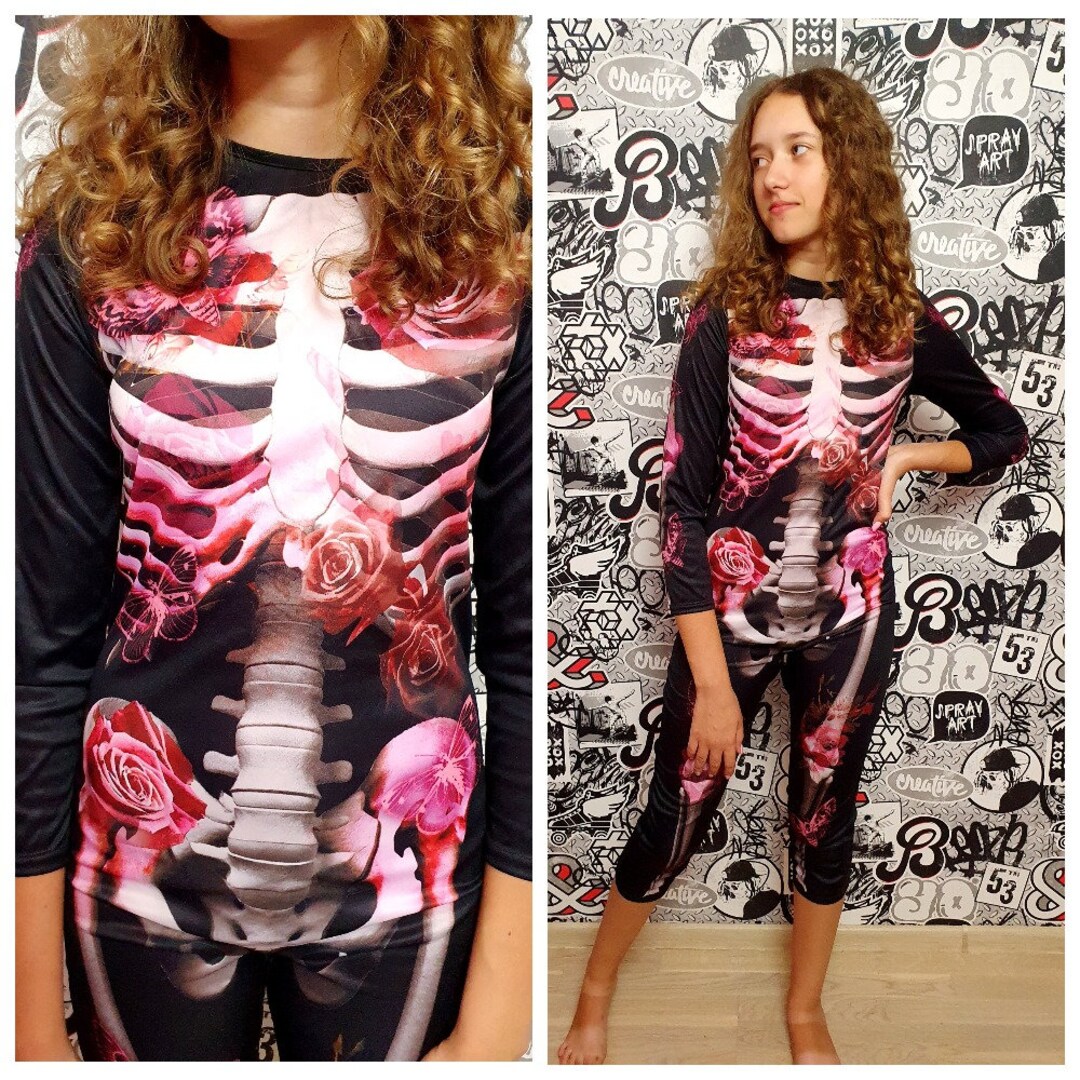 10y Kids Skeleton Costume Kids Halloween Clothing Halloween Costume ...