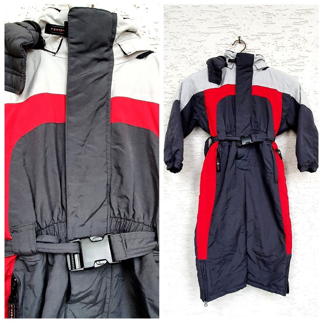 4T Kids Ski Suit Baby Ski Suit Gray Ski Suit Mountain Clothing Skiing ...