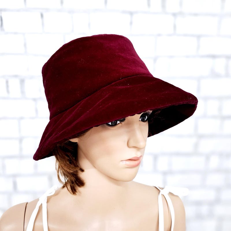Velvet Hat - Etsy