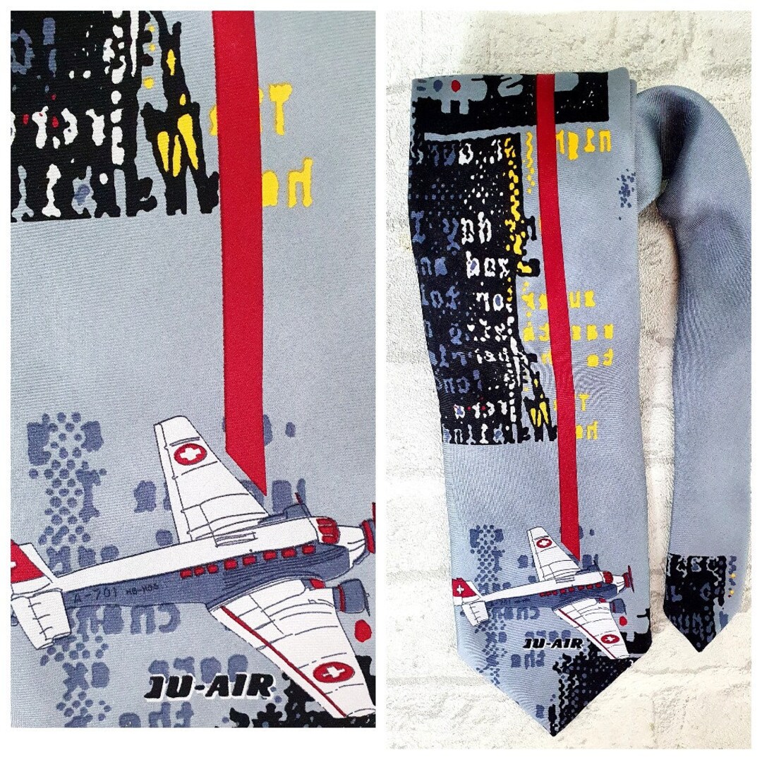 Airplane Tie Air Necktie Aviation Air Force Tie Collectible Tie Novelty ...