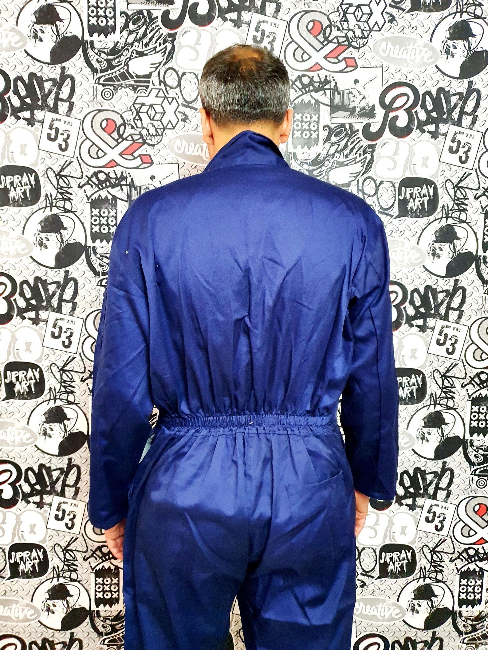 Unisex One Piece Mens Coveralls Vintage Blue Jumpsuit Mens - Etsy