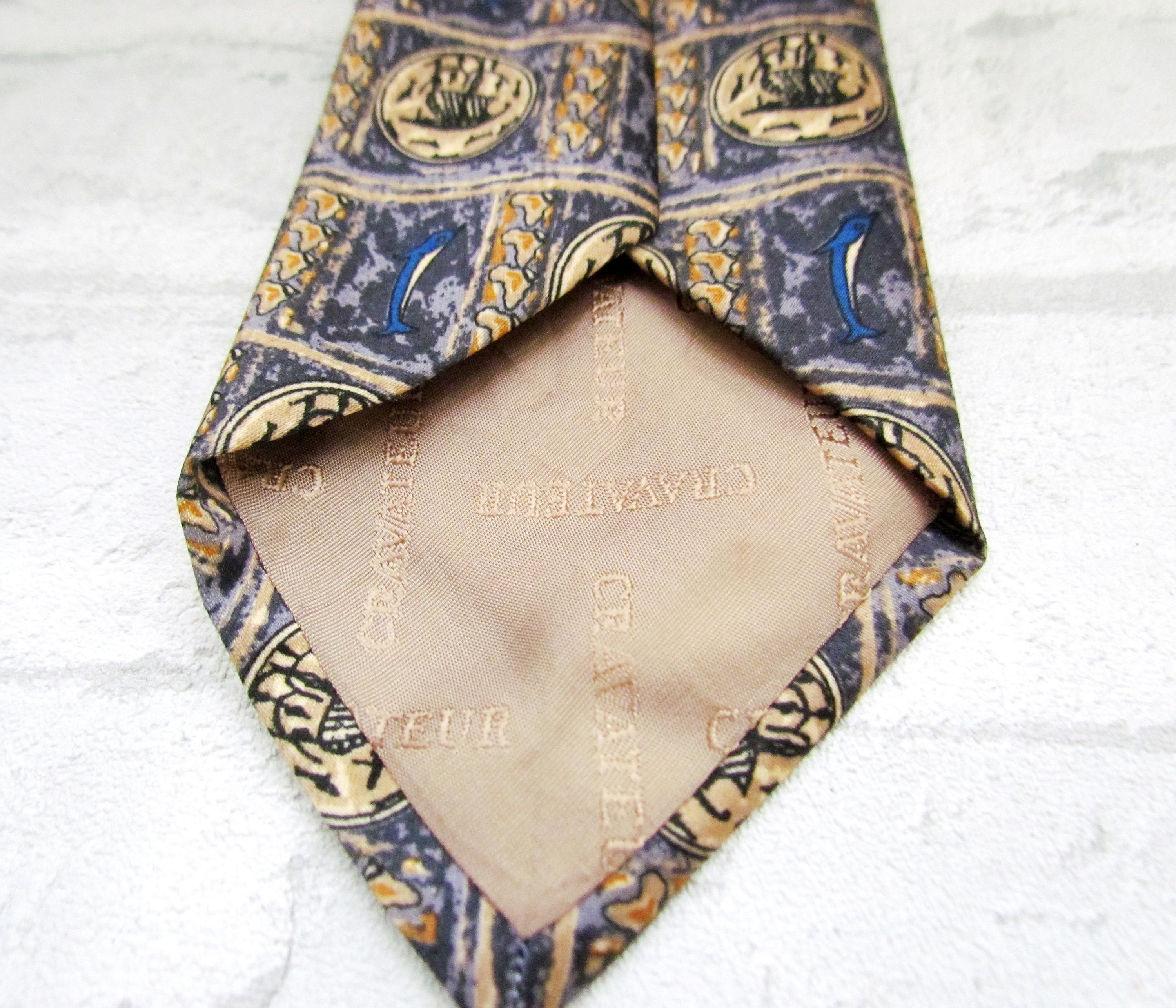 Sailor Gift Silk Tie Silk Necktie Ship Print Ship Necktie Ship - Etsy