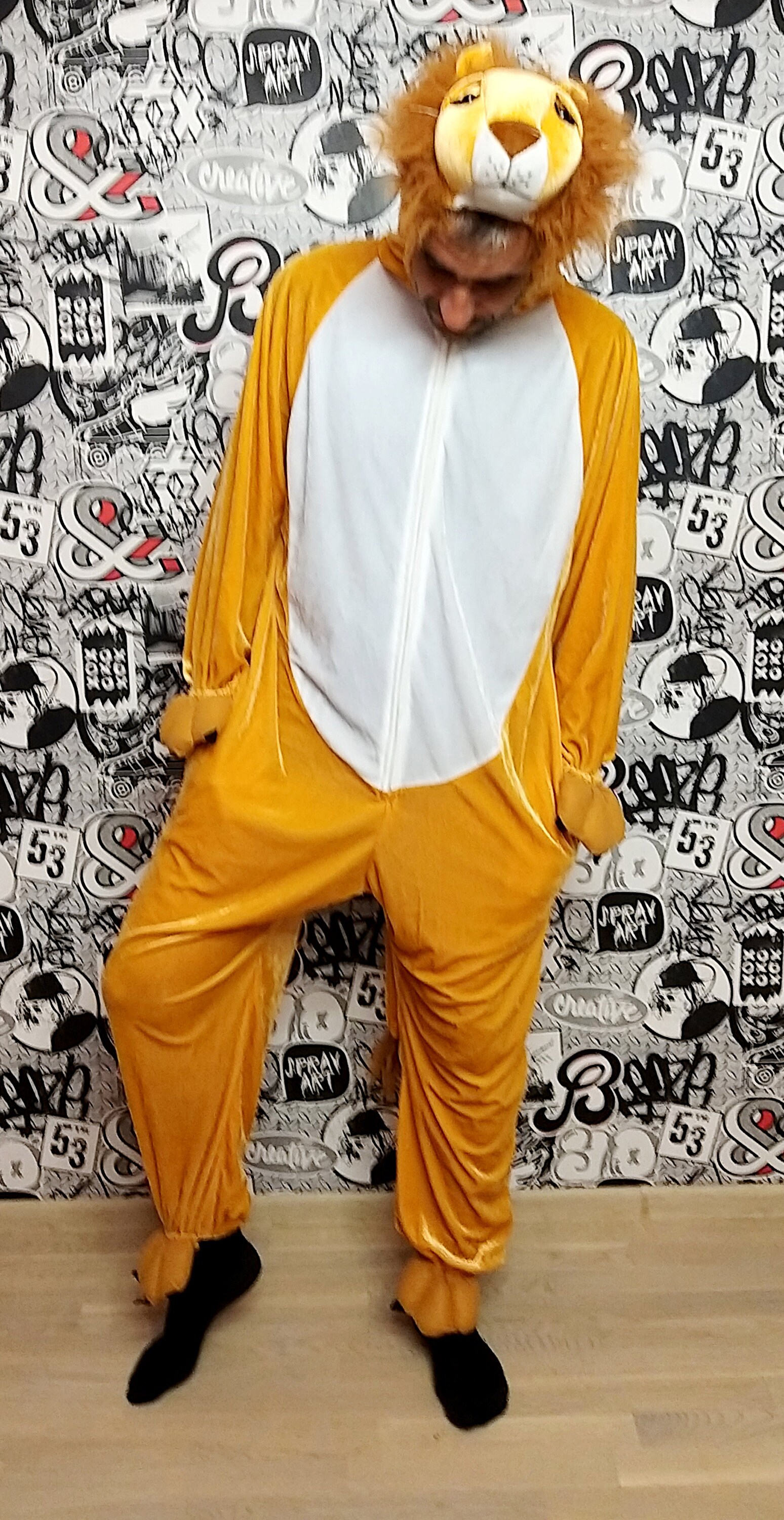 ADULT Cosplay M/L Lion Costume Halloween Costume Lion Kigurumi | Etsy