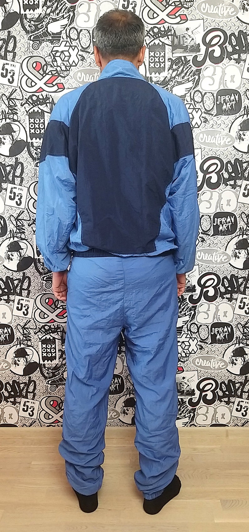 Purple Track Suit XL Mens Track Suit Mens Outfit Colorful Sport Suit ...