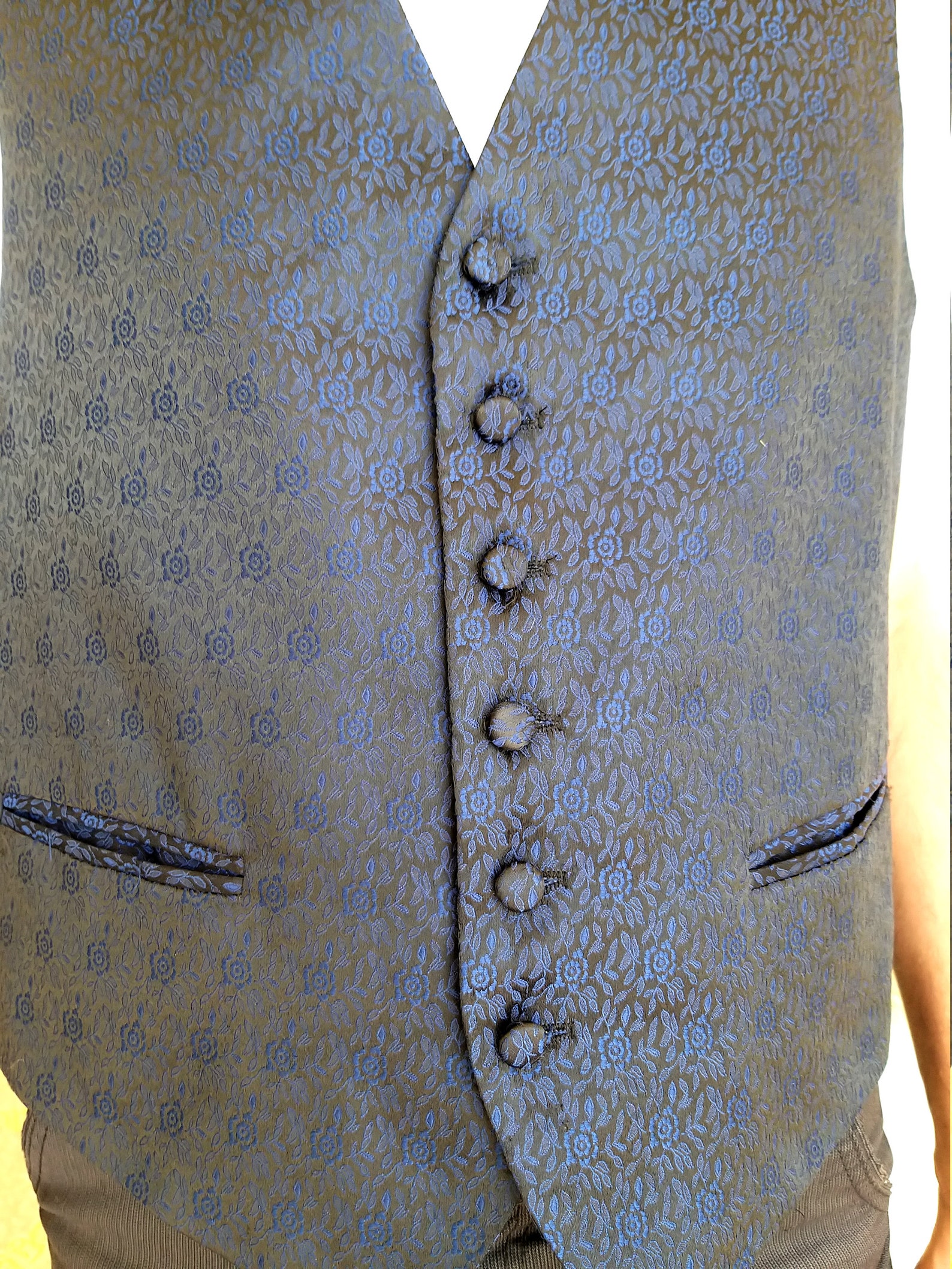 Floral Vest Mens Boho Vest Flower Vest Mens Vest Wedding Mens Waistcoat ...