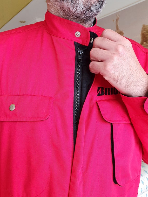 One Piece red Coveralls vintage red Jumpsuit mens Ove… - Gem